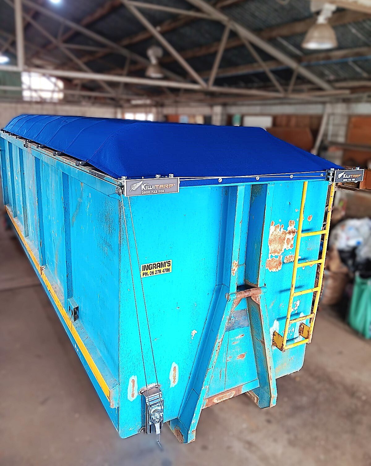 Bin Tarps | Kiwitarps Limited