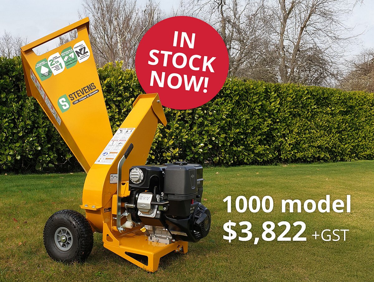 Stevens Chippers & Shredders | NZ Made, In Stock Now | The Tractor Centre