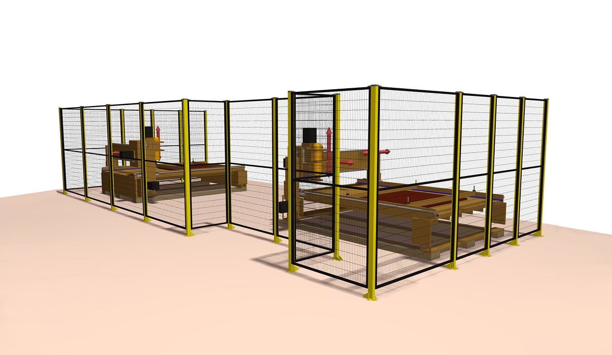 Partitions Direct | Practical Uses For Wire Mesh Machine Guarding In ...